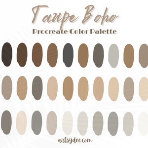 Procreate Color Palette,color Palette Bundle, Procreate Swatches ...