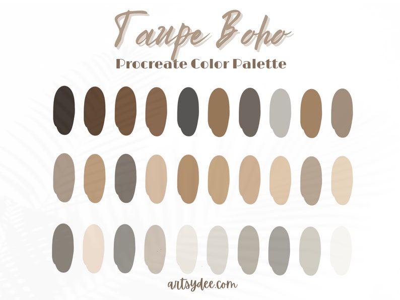 Procreate Color Palette,color Palette Bundle, Procreate Swatches ...