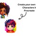 Chibi Head Procreate, Chibi Hair, Chibi Procreate, Chibi Stamps ...