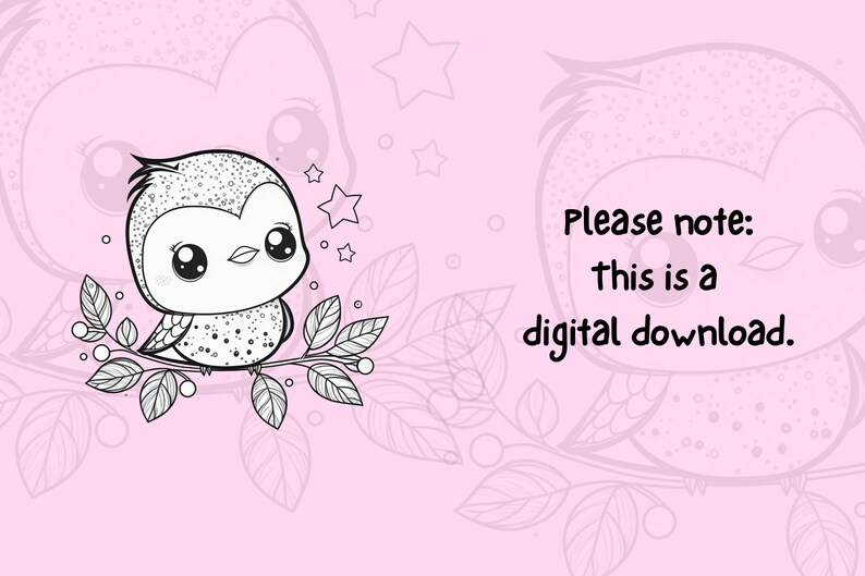 Cute Birds Digi Stamp Procreate Stamp Digi Stampdigital - Etsy