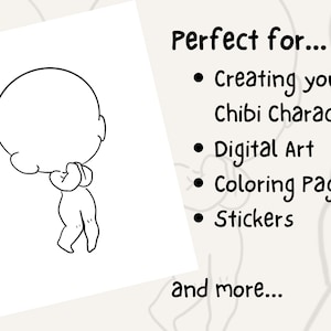 Chibi Body Stamp Wonderland: 26 Unique Chibi Base Poses, Chibi ...