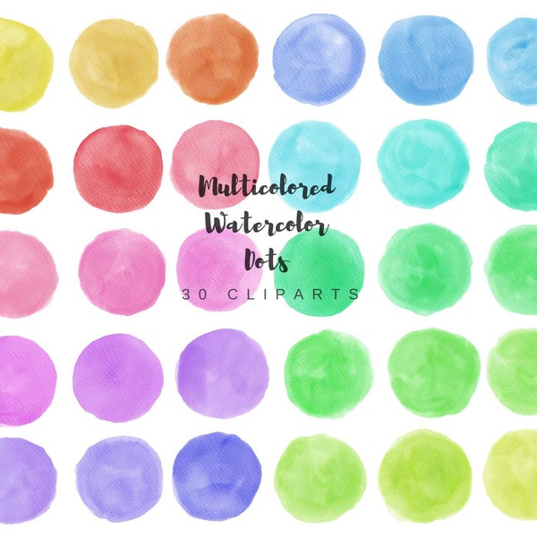 Watercolor Polka Dot Wallpaper - Etsy