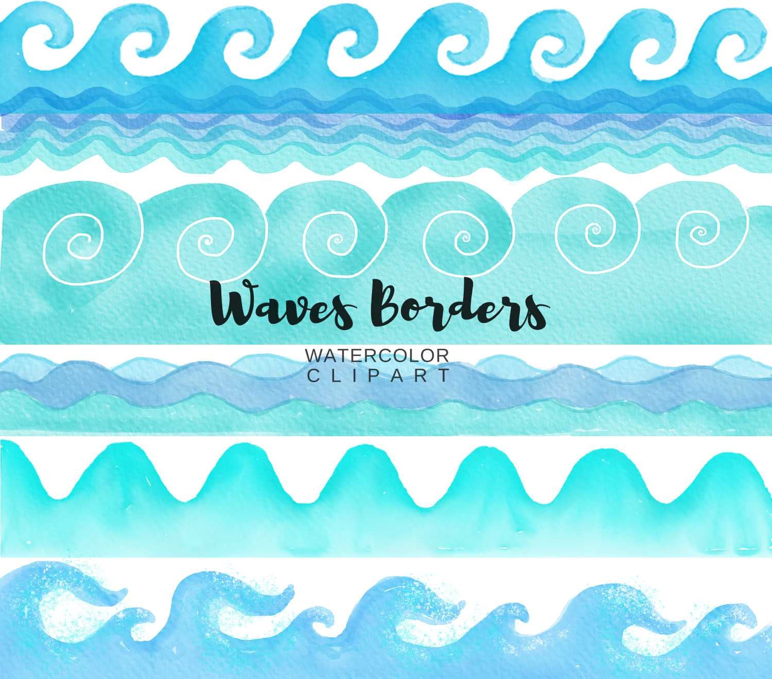 Wave Border Template