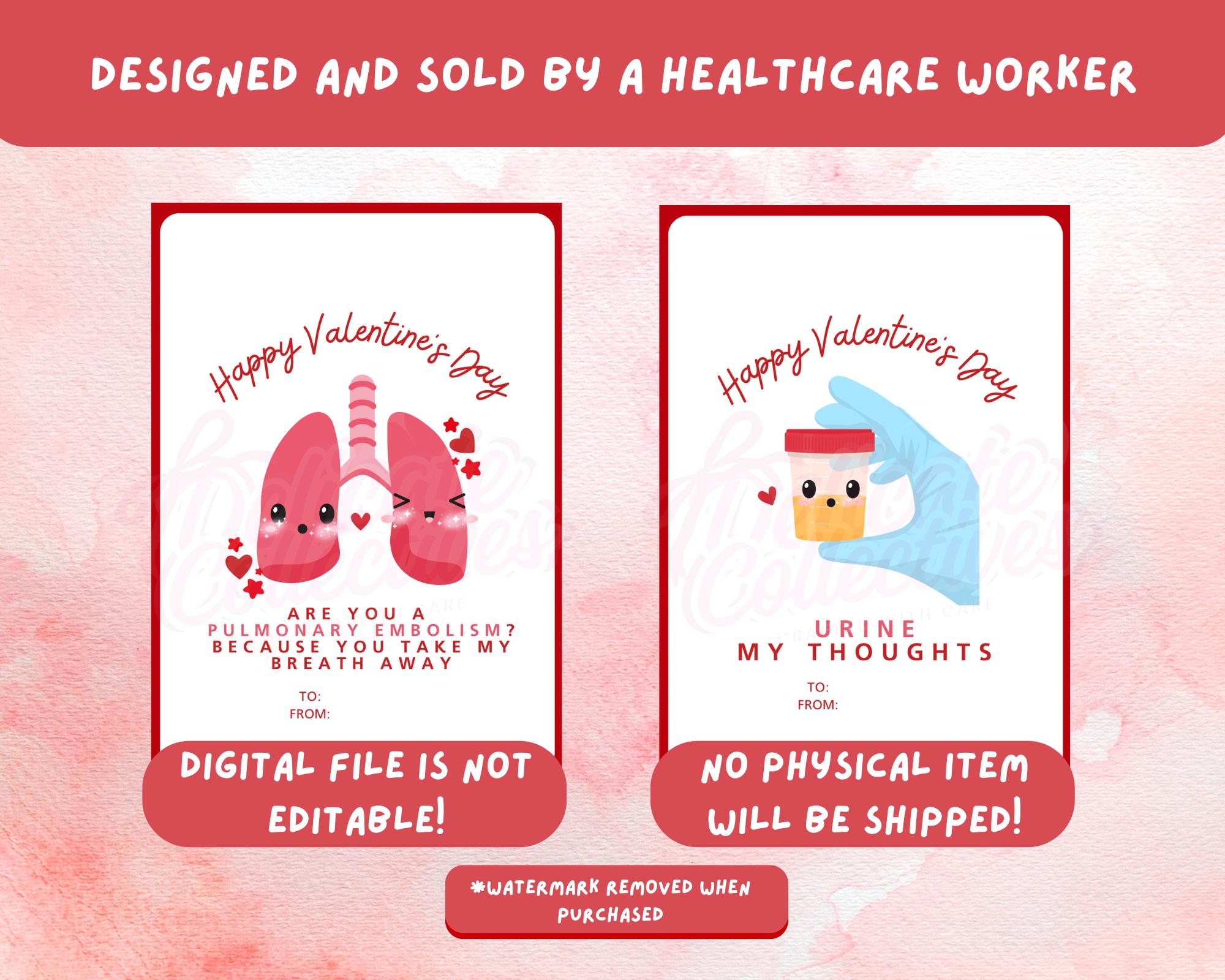 Cute & Funny Medical Valentine's Day Cards, 20 Medical Pun Valentines ...