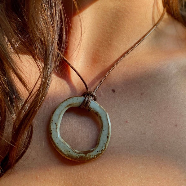 Ceramic Necklace - Etsy