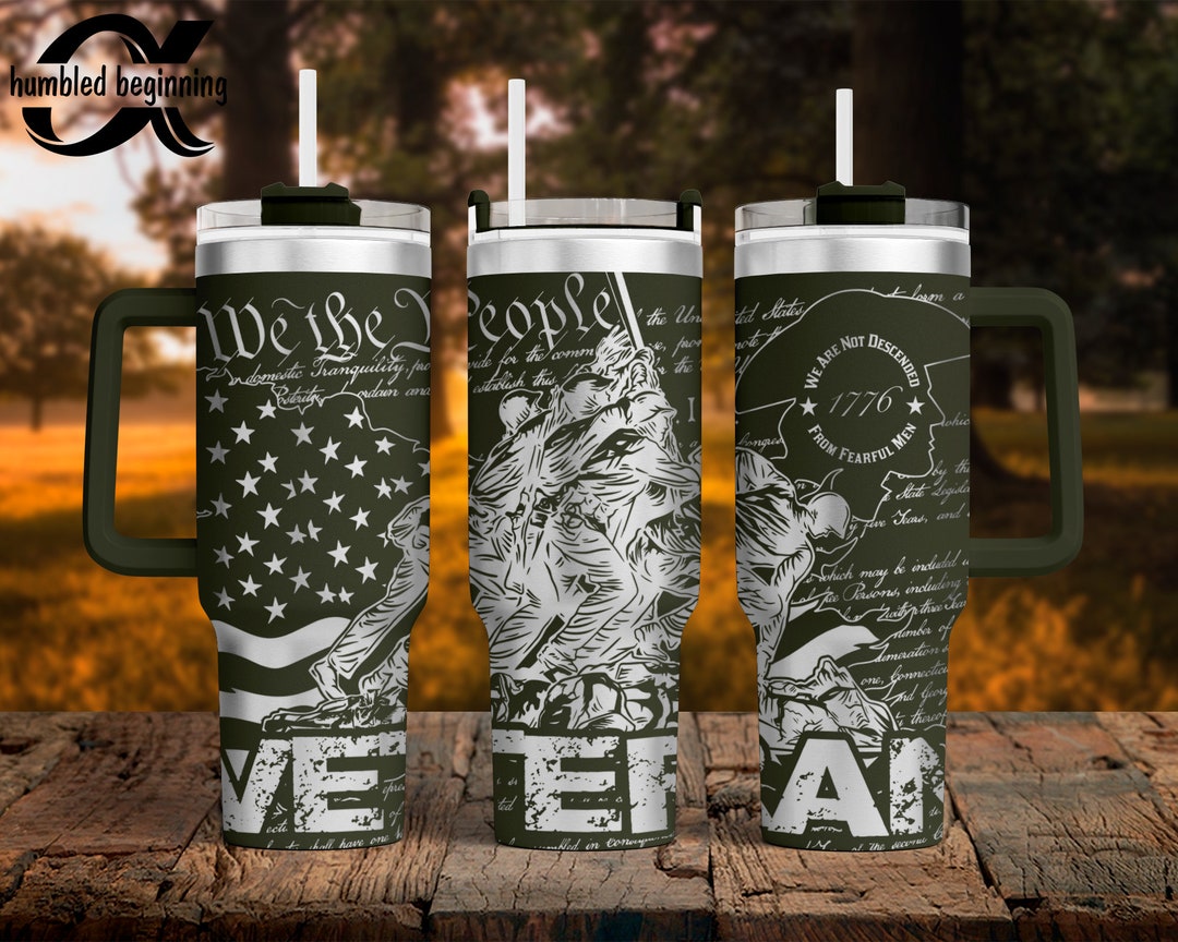1776 Preamble Veteran Wrap New We the People SVG for 40oz Tumbler ...