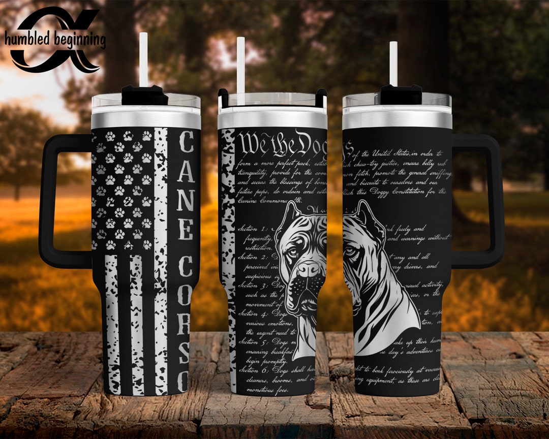 Cute We the Dogs Cane Corso Wrap SVG for 40oz Funny We the People ...