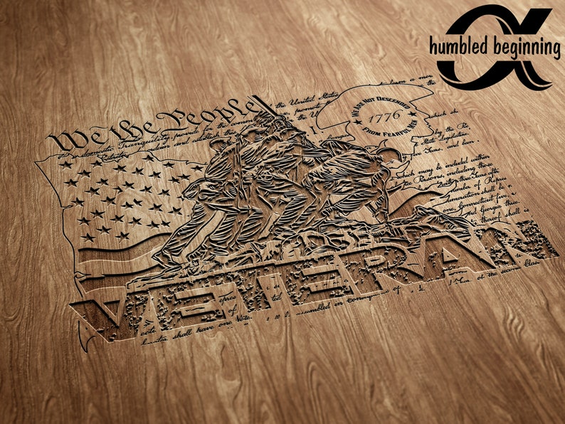 1776 Preamble Veteran Wrap New We the People SVG for 40oz Tumbler ...