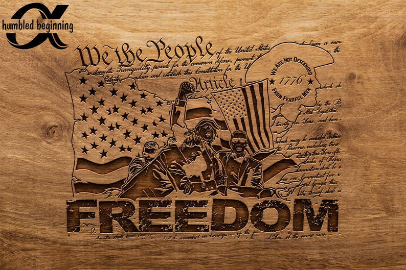 We the People Trump Freedom Wrap V2 SVG for 40oz Tumbler/water Bottle ...