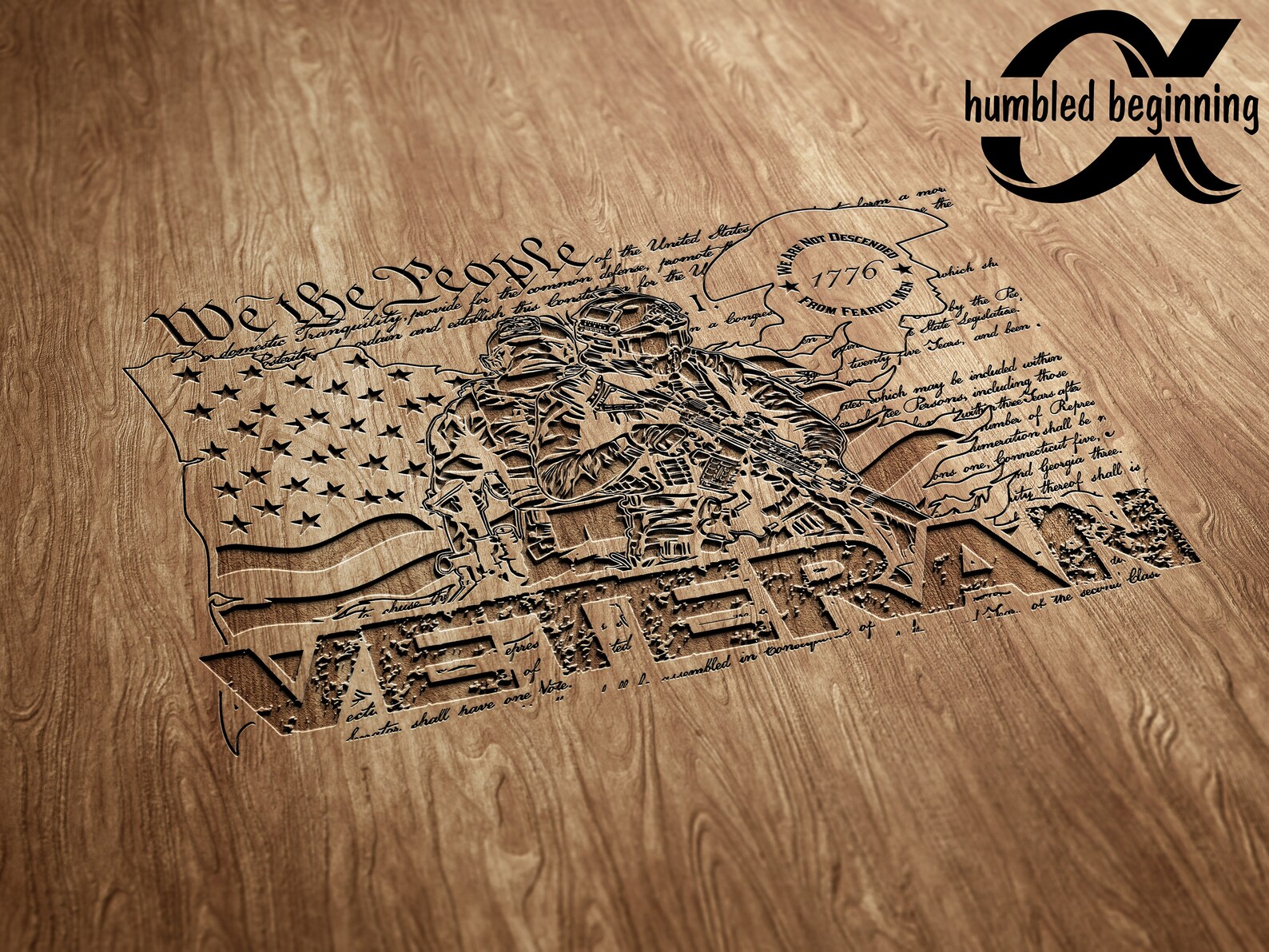 1776 Preamble Veteran Wrap New We the People SVG for 40oz Tumbler ...