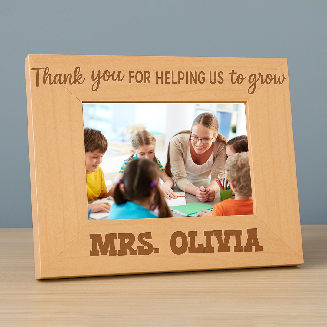 Teacher Gift Frame, Appreciation Gift, Teacher Gifts, Picture Frame ...