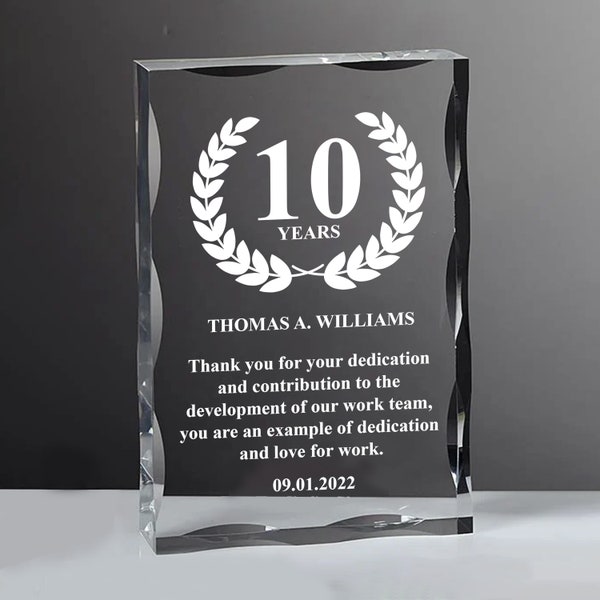 Appreciation Plaque - Etsy