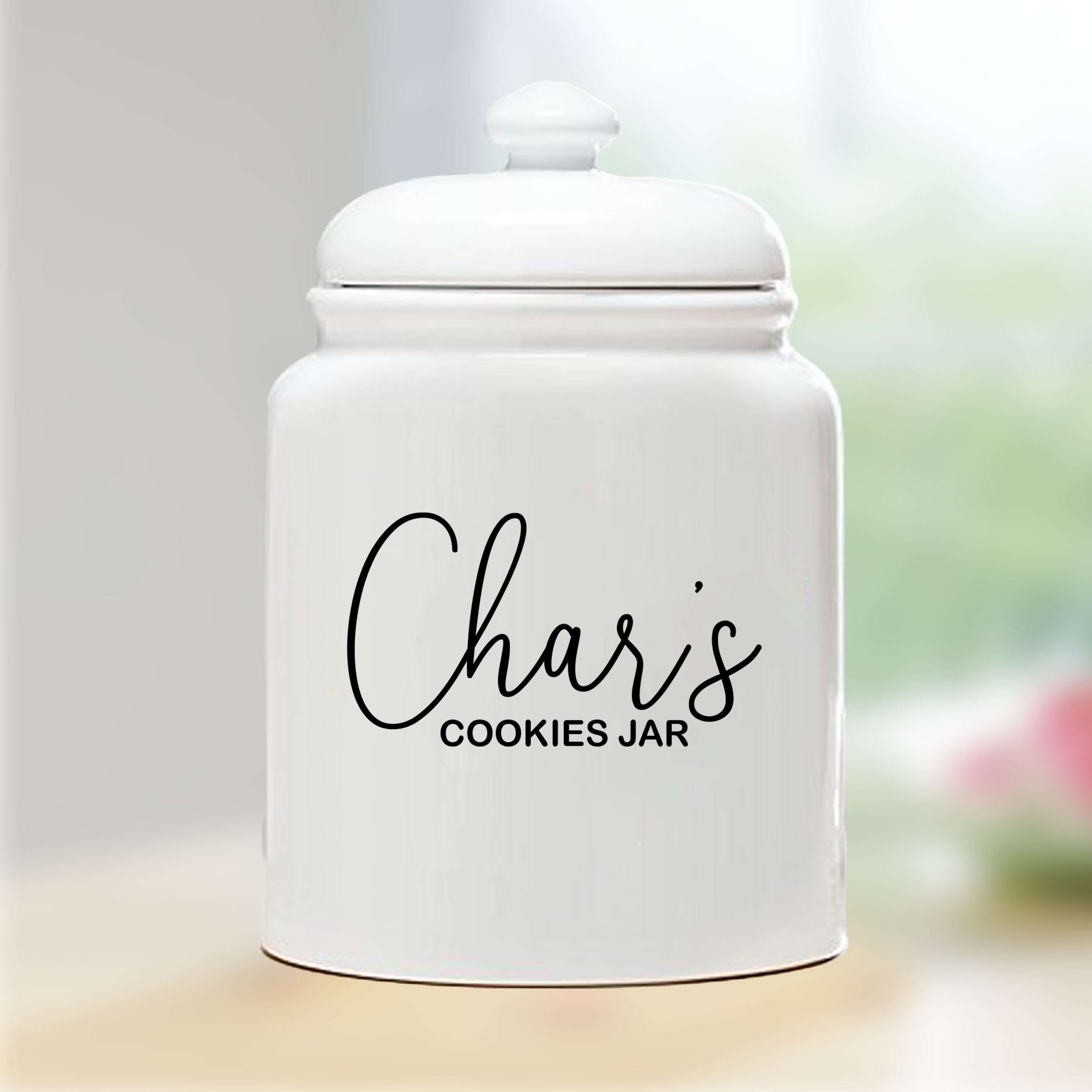 Personalized Cookie Jar, Housewarming Gift, Personalized Cookie Jar ...