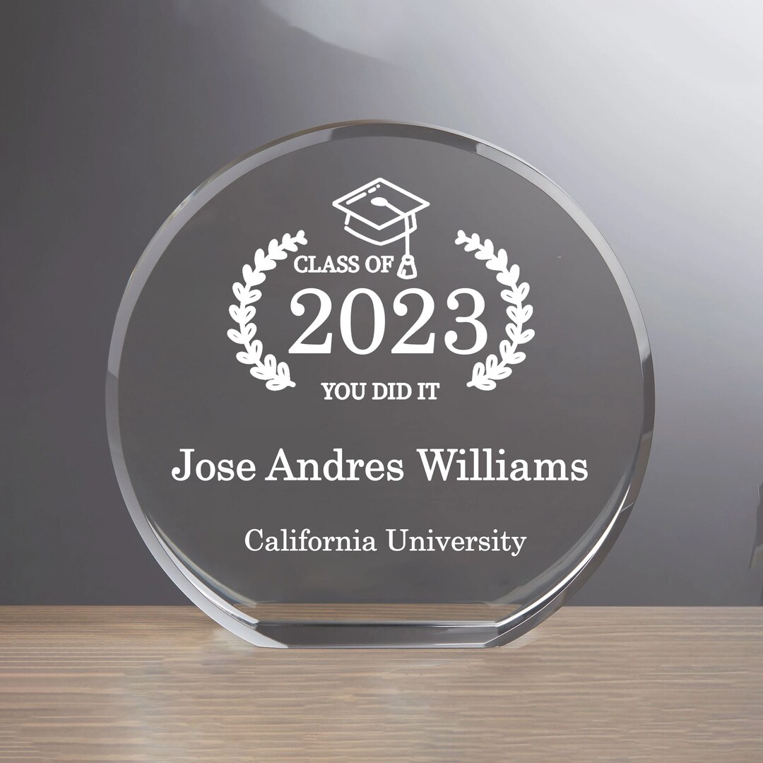 Personalized Graduation Keepsake Block, Graduation Gift, Awards Plaque ...