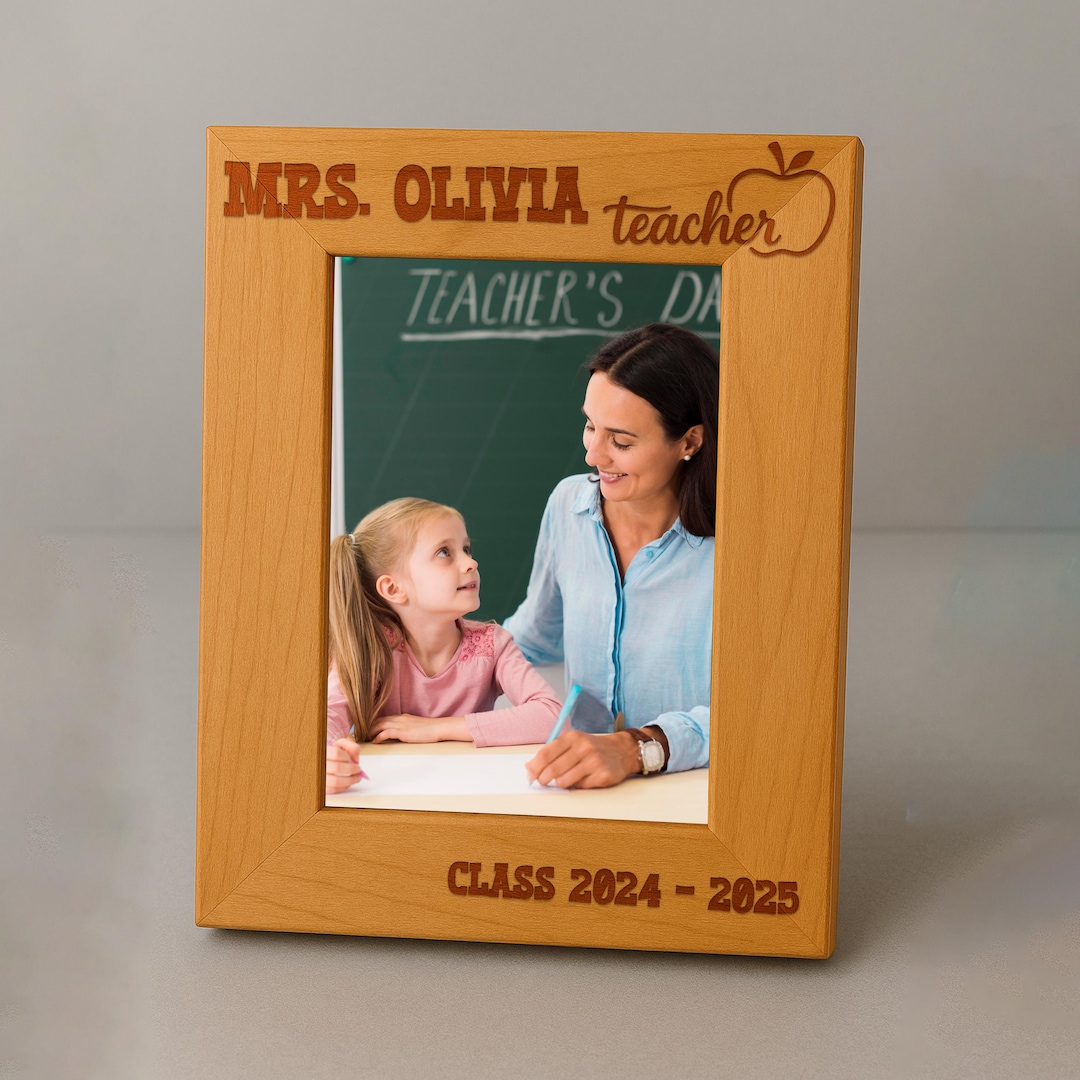 Teacher Gift Frame, Appreciation Gift, Teacher Gifts, Picture Frame ...