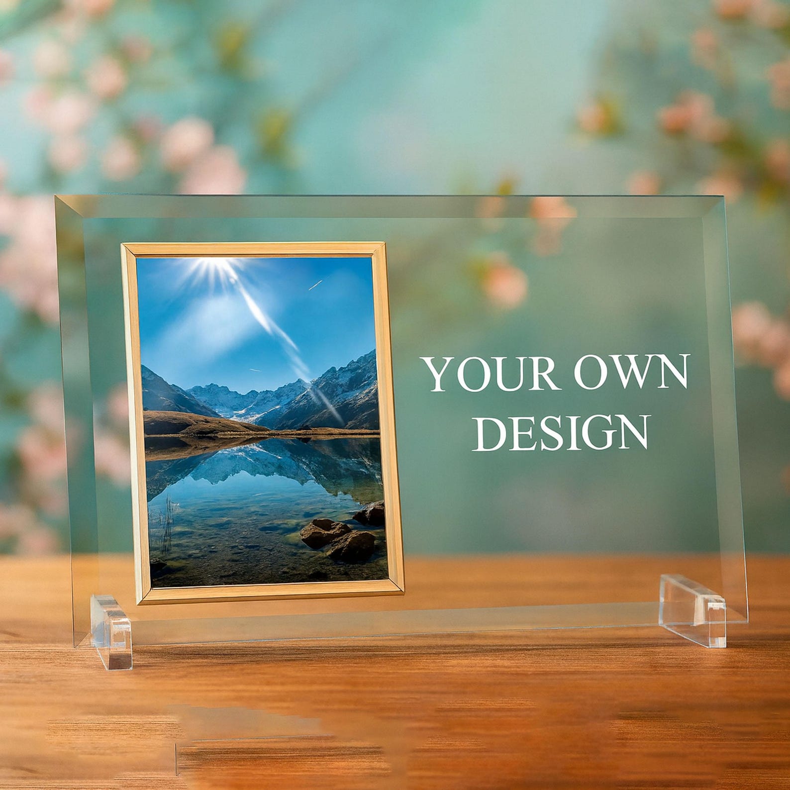 Engraved Glass Picture Frame, Personalized Photo Frame, Corporate Gift ...