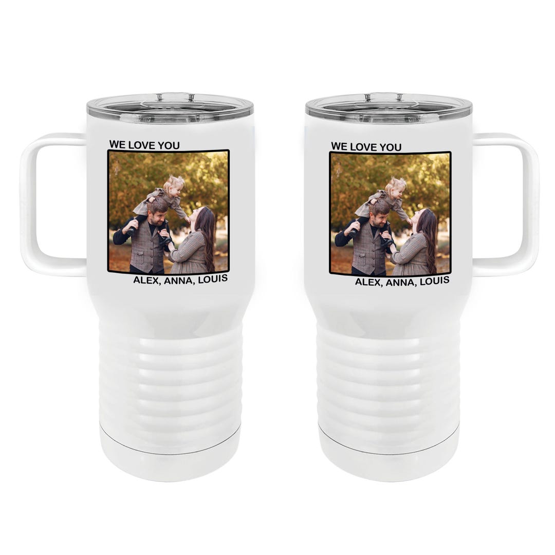 Personalized Photo Travel Mug, Photo Tumbler, Photo Mug, Stainless ...