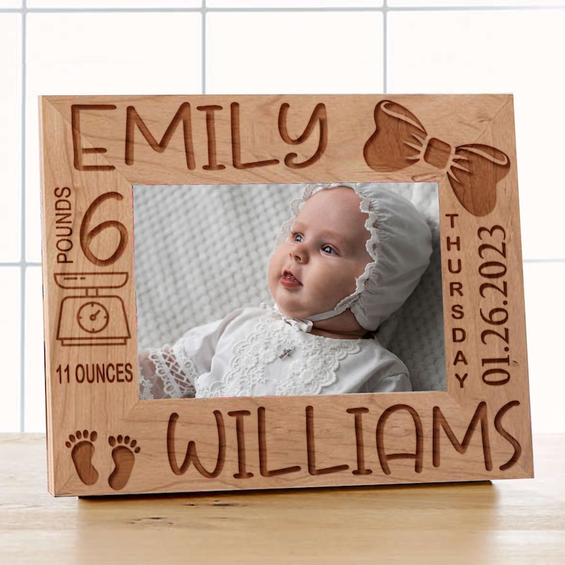 Baby Picture Frame - Etsy