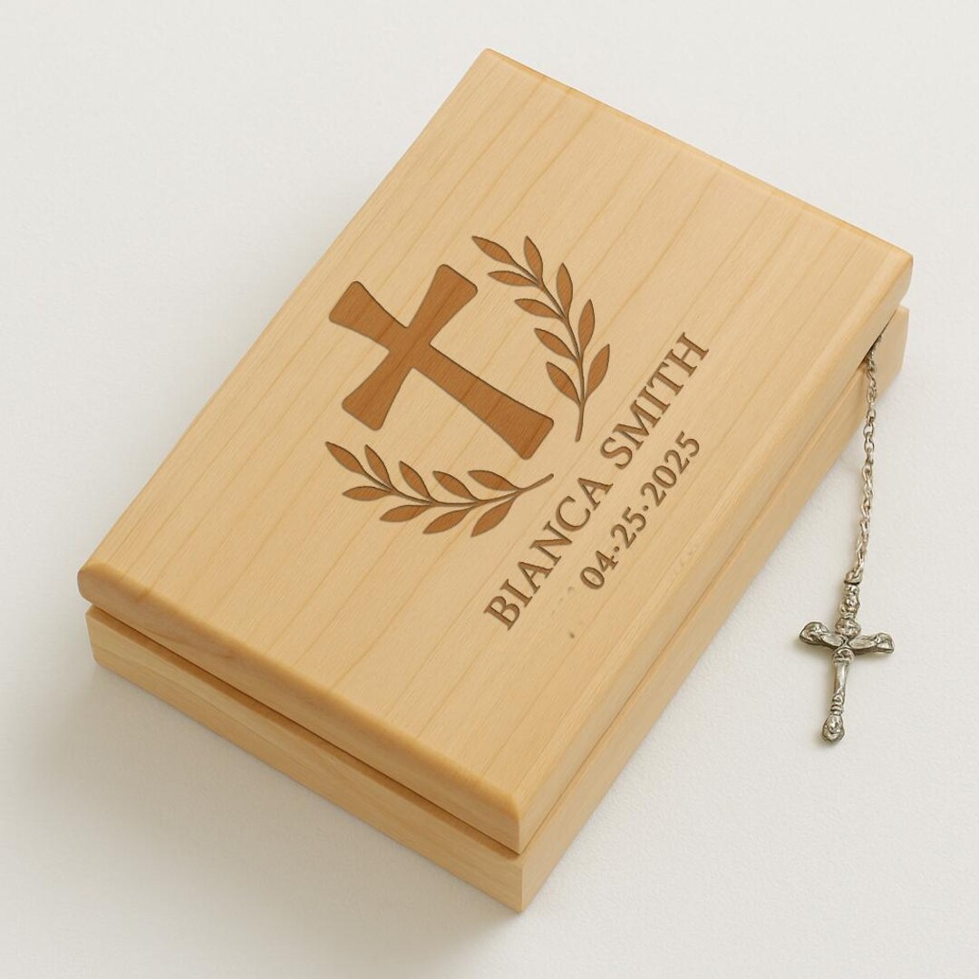 Personalized First Communion Jewelry Box, Engraved Jewelry Box, First ...
