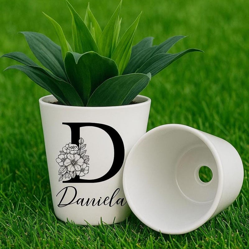 Customized Planter With Logo - Etsy
