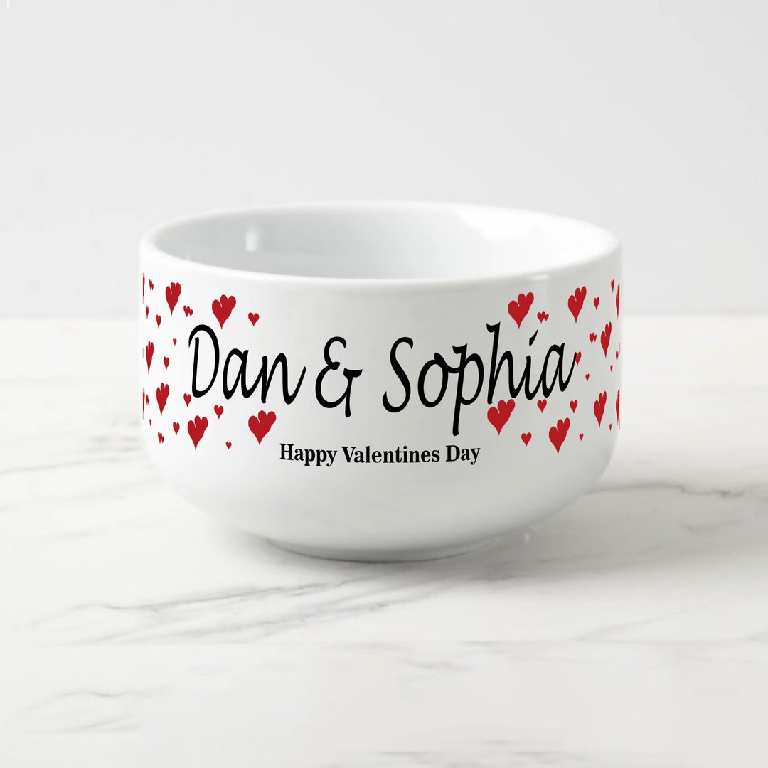 Valentine's Day Cereal Bowl, Ice Cream Bowls, Wedding Gifts Bowls ...