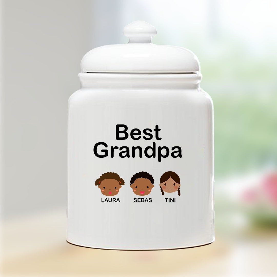 Personalized Cookie Jar, Housewarming Gift, Personalized Cookie Jar ...