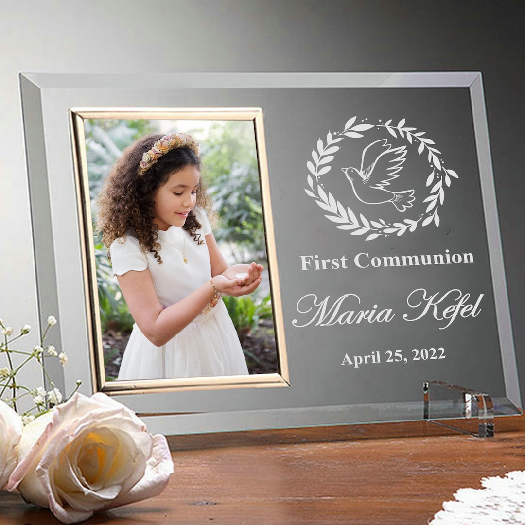 First Communion Personalized Photo Frame. - Etsy