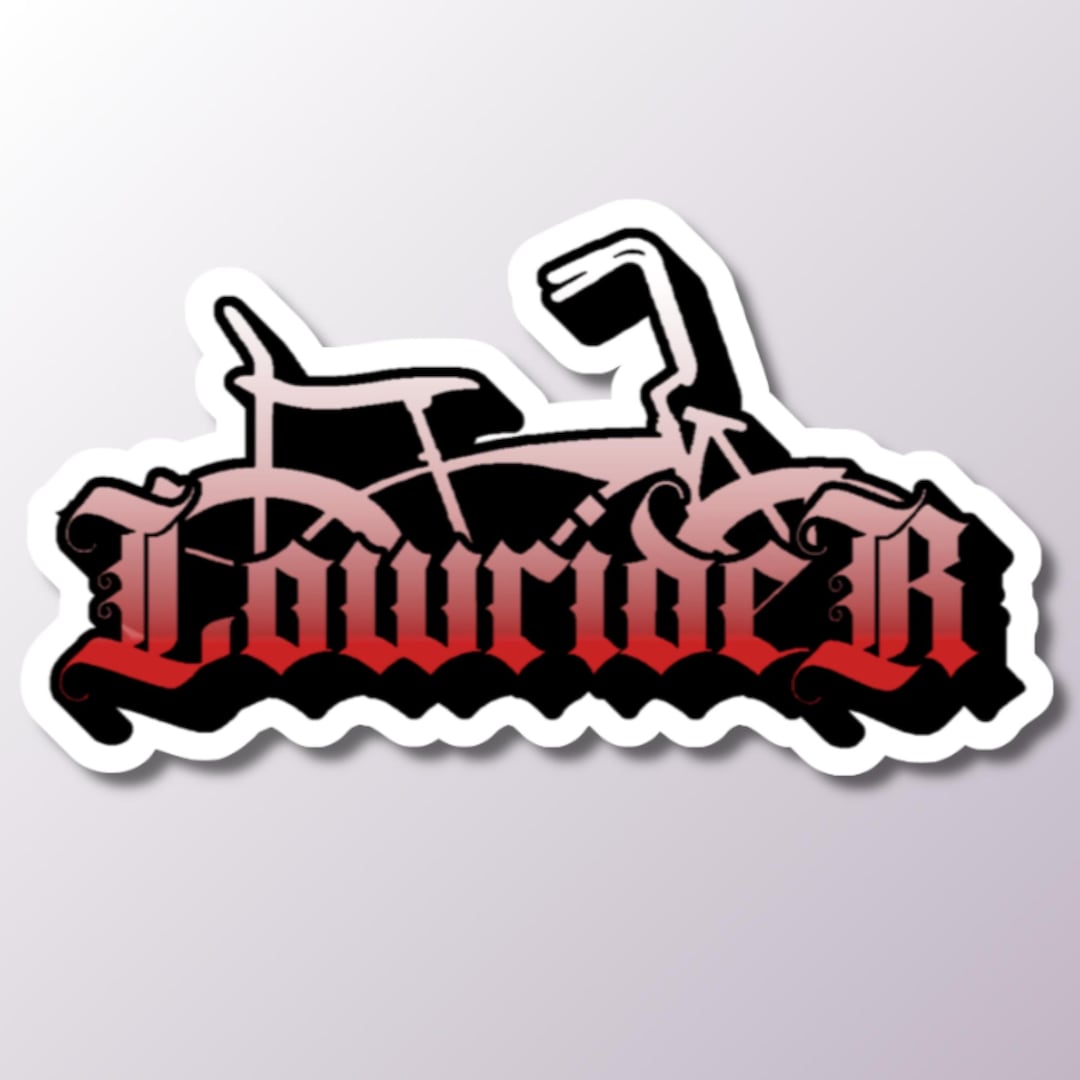 Low Rider Bike Sticker, Bicycle Decal, Custom Lowrider Sticker, Bike ...