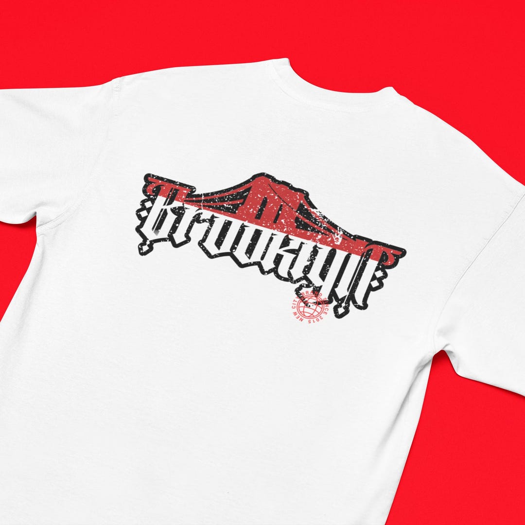 Brooklyn Bridge T-shirt, Urban Graphic Tee, Relaxed Fit - Etsy