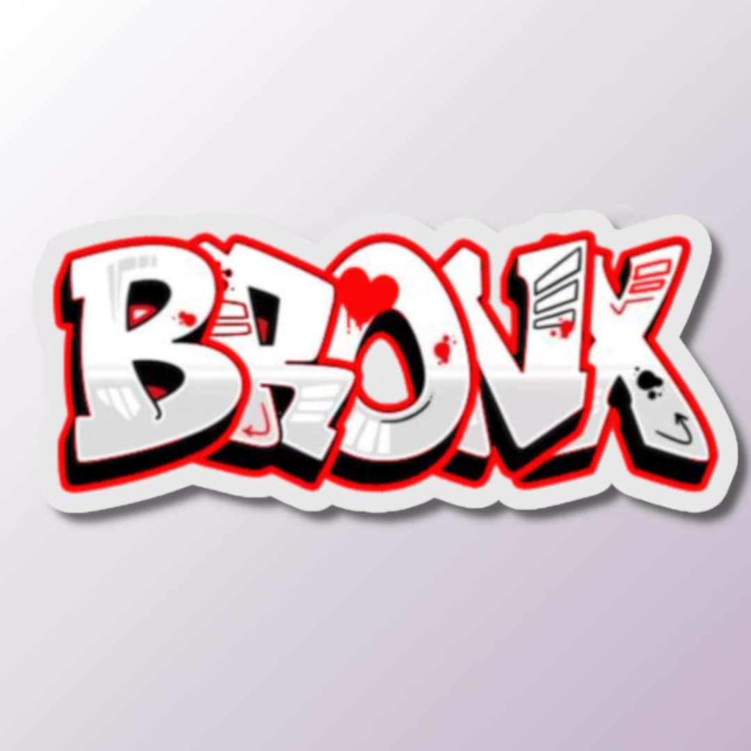Bronx Graffiti Vinyl Sticker: Urban Street Art Decal - Etsy