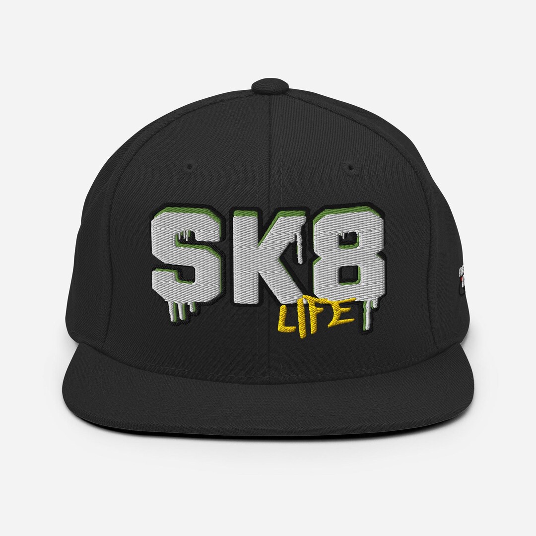 SK8 Life Snapback Hat, Exclusive New City Design Cap, Street Style ...