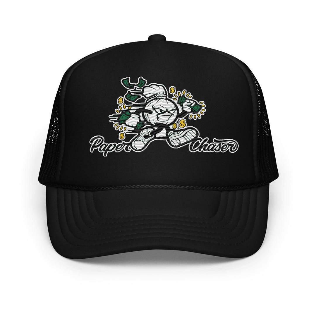 Paper Chaser Foam Trucker Hat, Mesh Back Cap, Unisex Fashion Hat ...