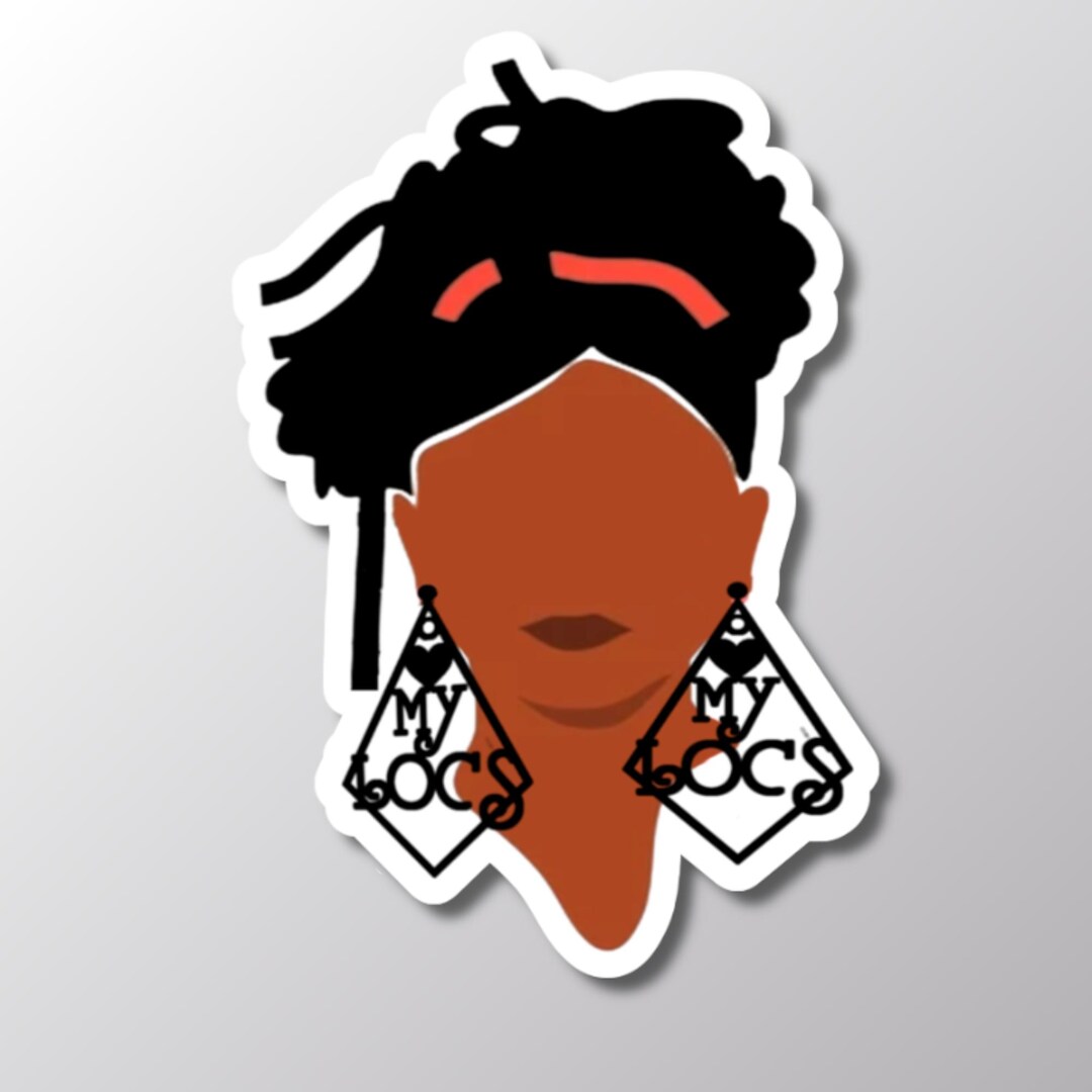 Love My Locs Sticker, Hair Pride Sticker, Locs Sticker, Dreadlock ...