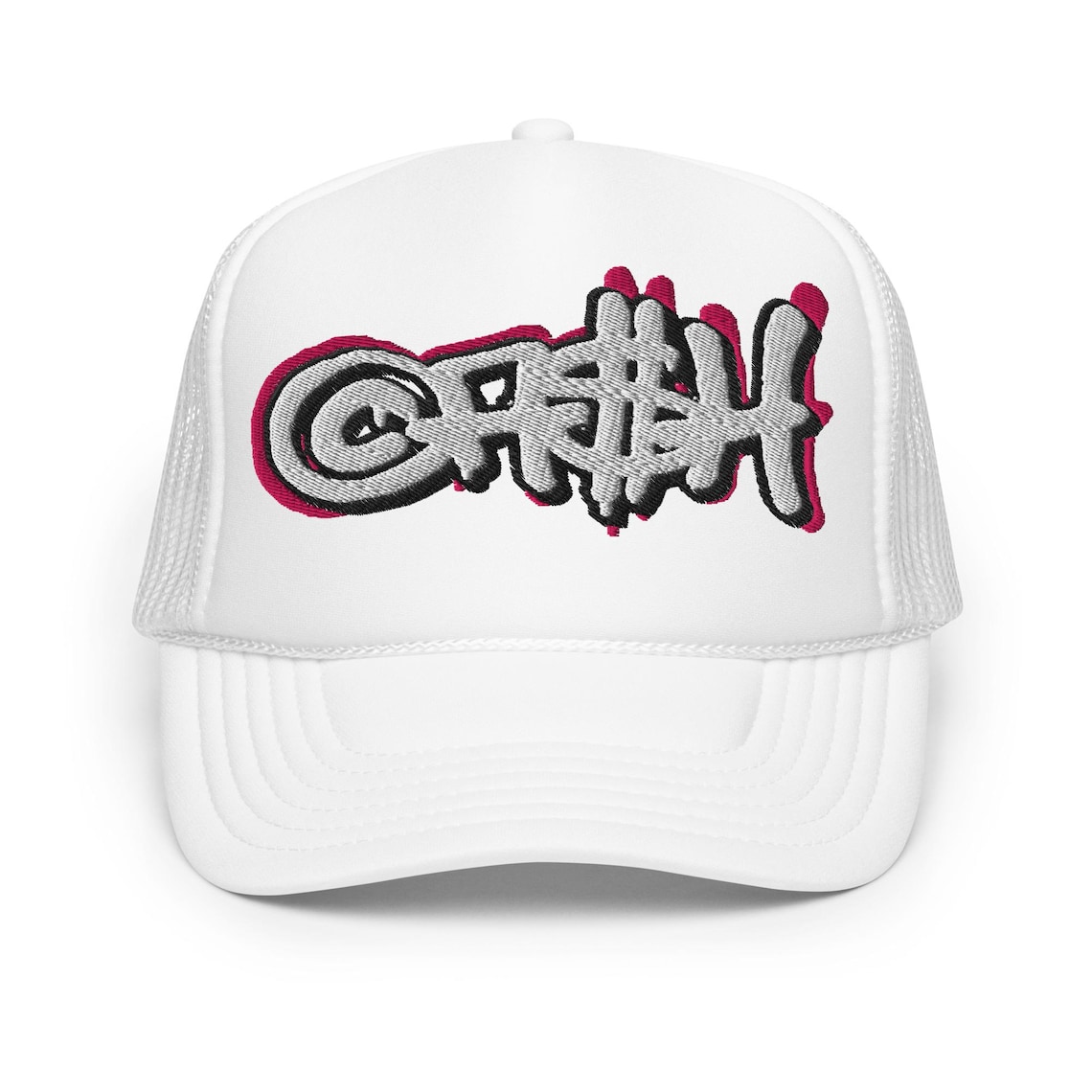 Cash Money Foam Trucker Hat, Snapback Cap, Curved Brim Hat, Trendy Mesh ...