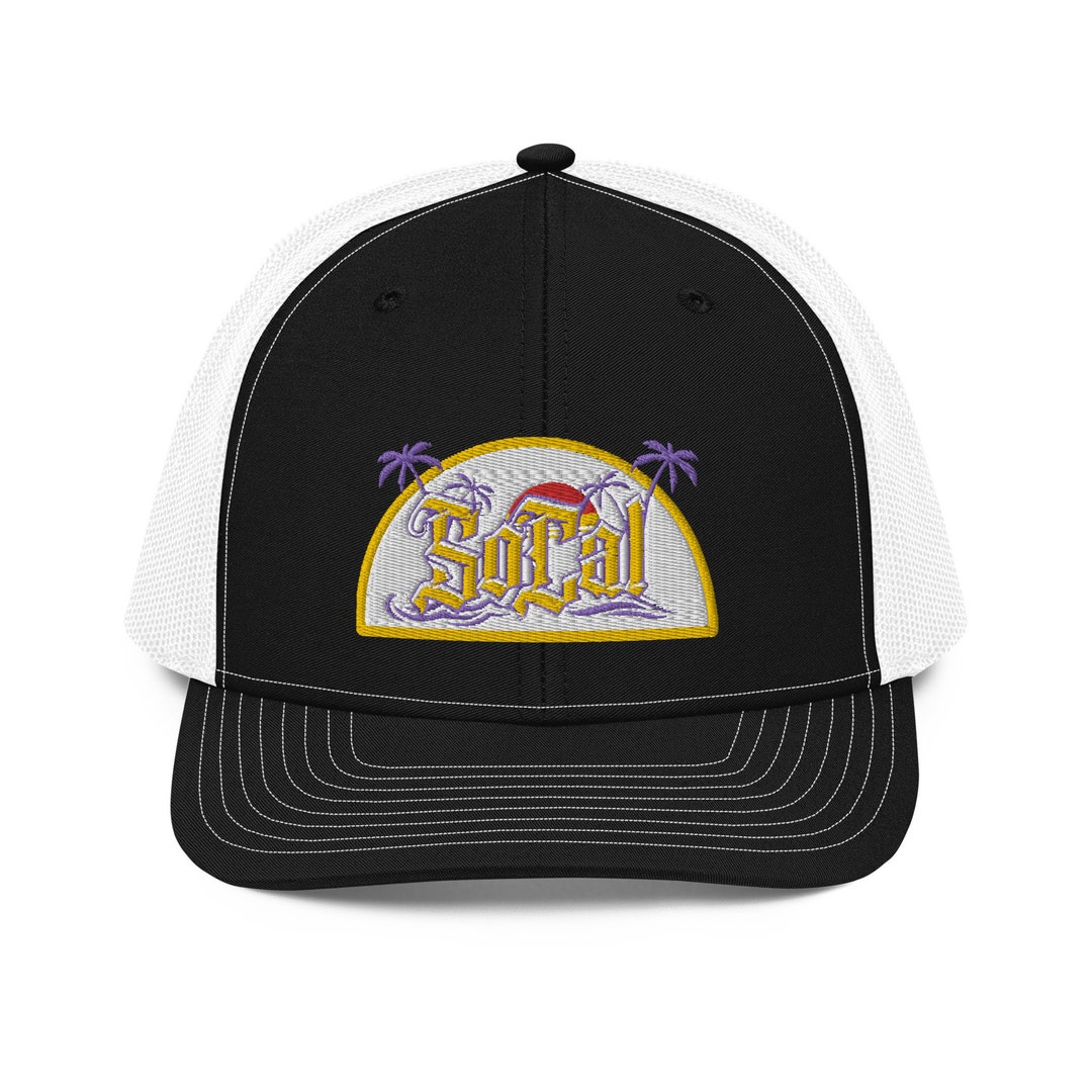 So Cal Embroidered Trucker Hat, Southern California Cap, Beach Vibes ...