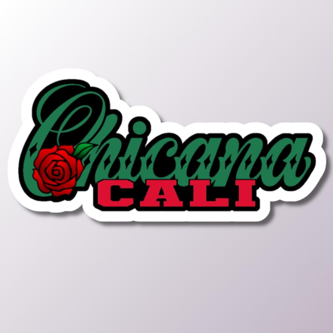 Chicano Cali Sticker, Californian Art Sticker, Car Decal, Laptop ...