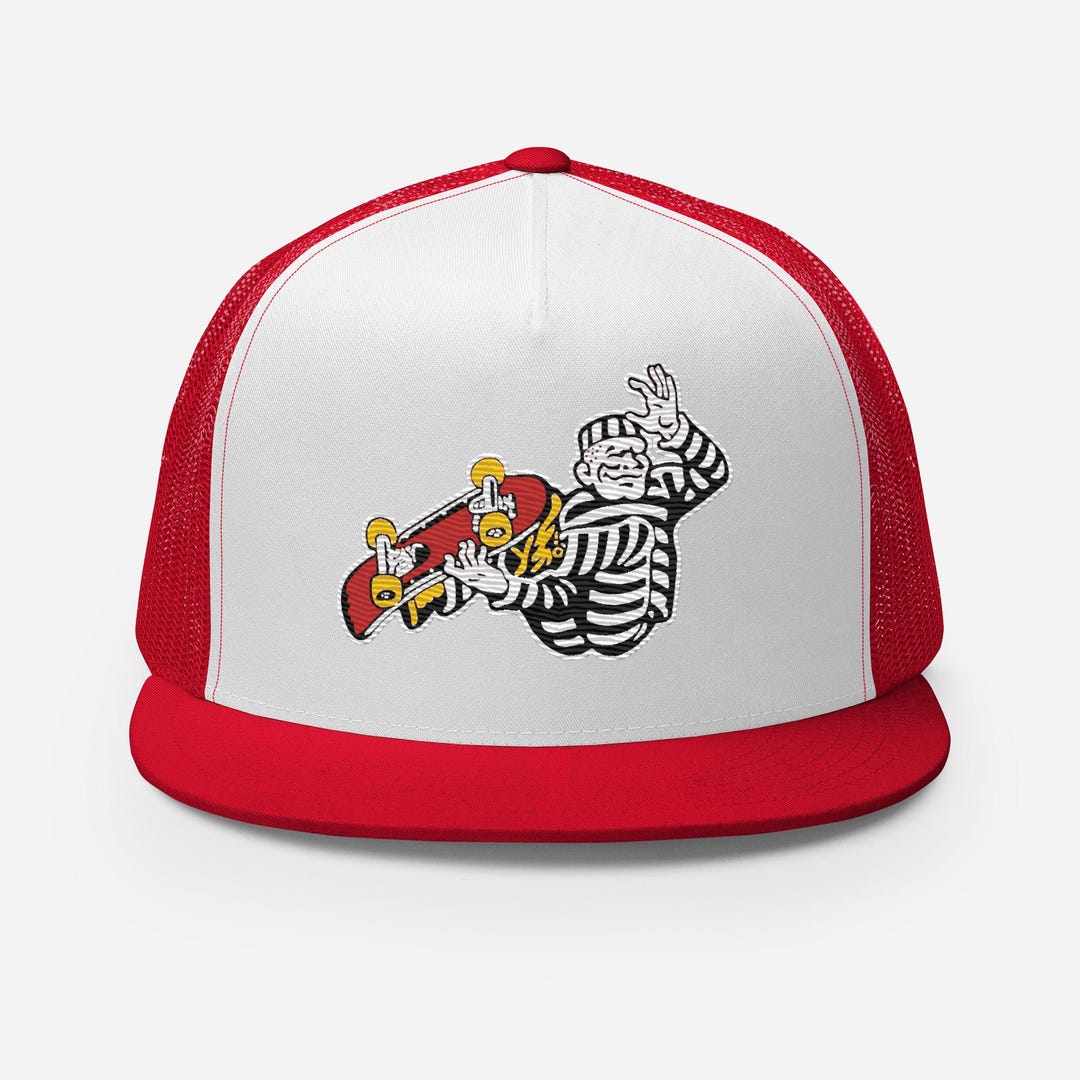 Cell Block Skateboarder Trucker Hat, Urban Snapback Cap - Etsy