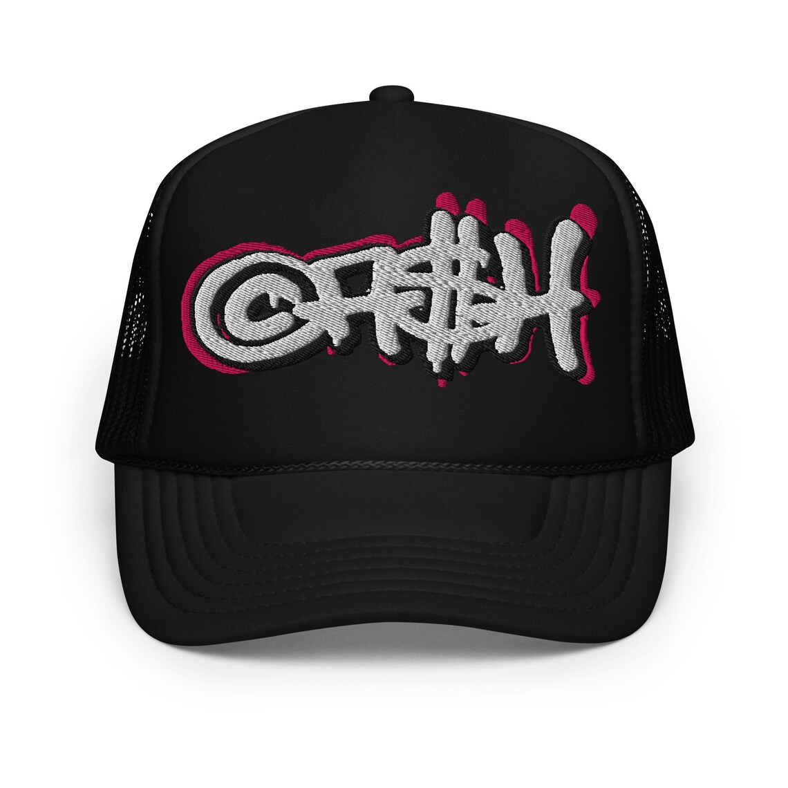 Cash Money Foam Trucker Hat, Snapback Cap, Curved Brim Hat, Trendy Mesh ...