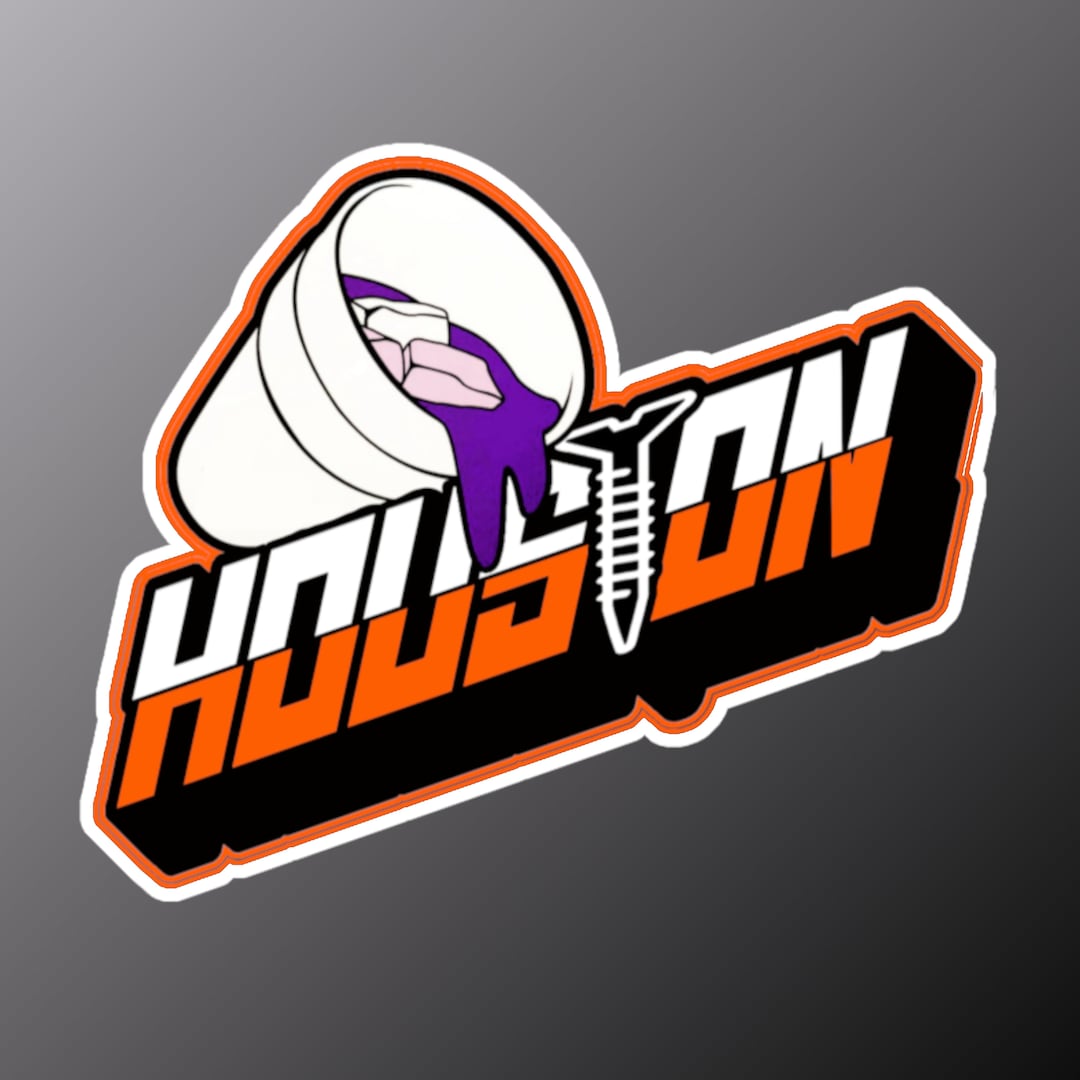 Houston Sticker, Chopped and Screwed, H Town, Houston, Sticker, Laptop ...