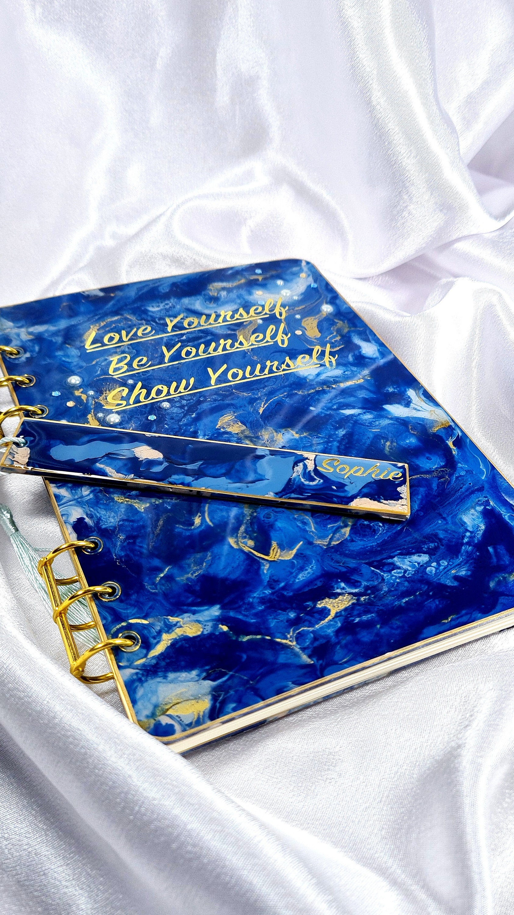 Personalised A5/a6/a7,refillable Notebook,resin Notebook,resin Note ...