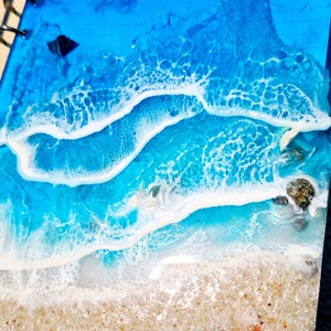 Personalised Refillable Resin Notebook,beach Decor,custom Made Resin ...