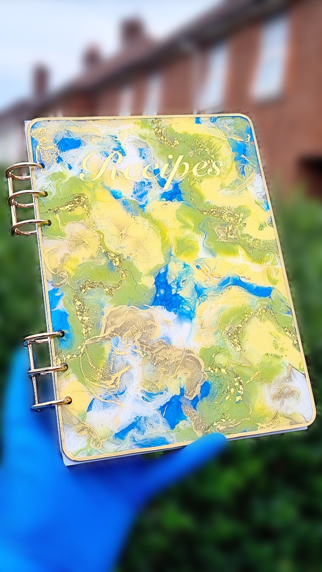 Personalised A5/a6/a7,refillable Notebook,resin Notebook,resin Note ...