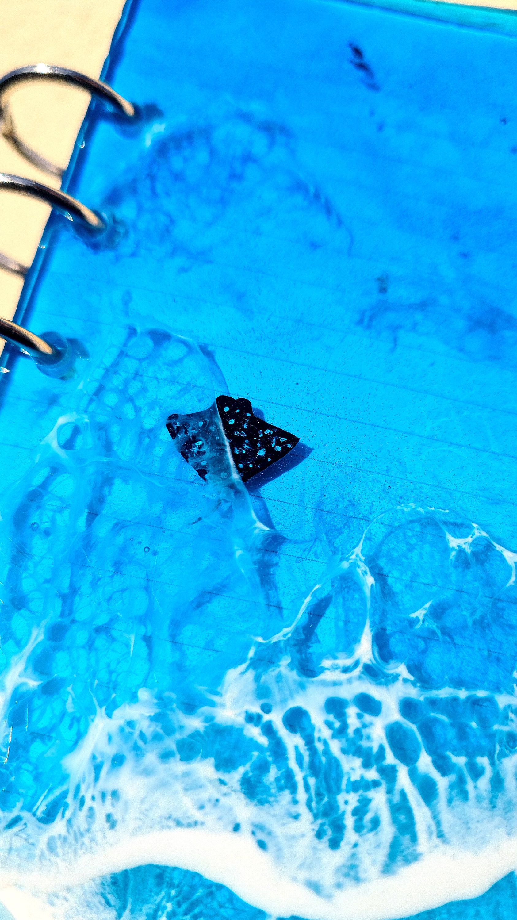 Personalised Refillable Resin Notebook,beach Decor,custom Made Resin ...