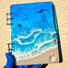 Personalised Refillable Resin Notebook,beach Decor,custom Made Resin ...