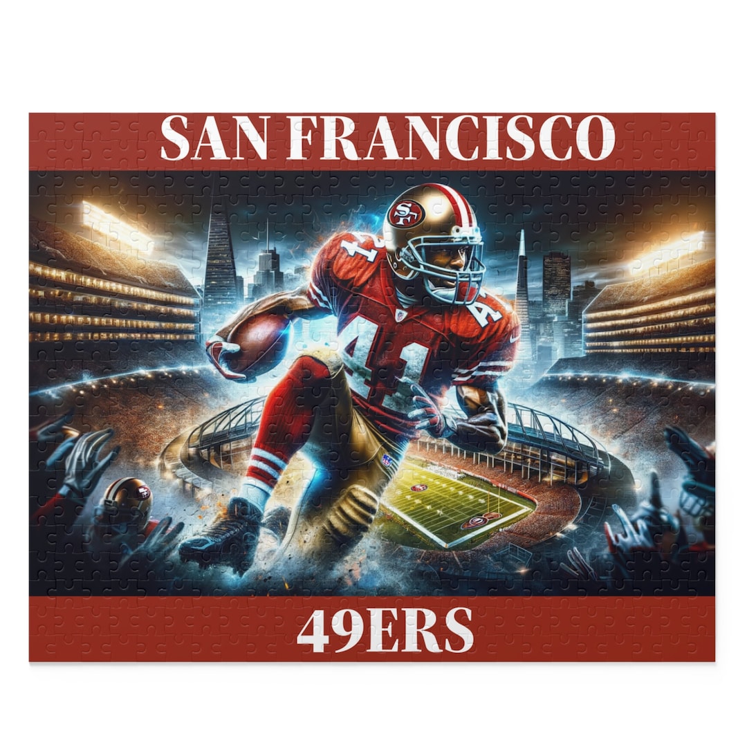 San Francisco 49ers Jigsaw Puzzle for Fans, 500-piece NFL Team Logo ...