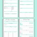 UNDATED ULTIMATE Digital Teacher Planner {mint Leather} - Etsy