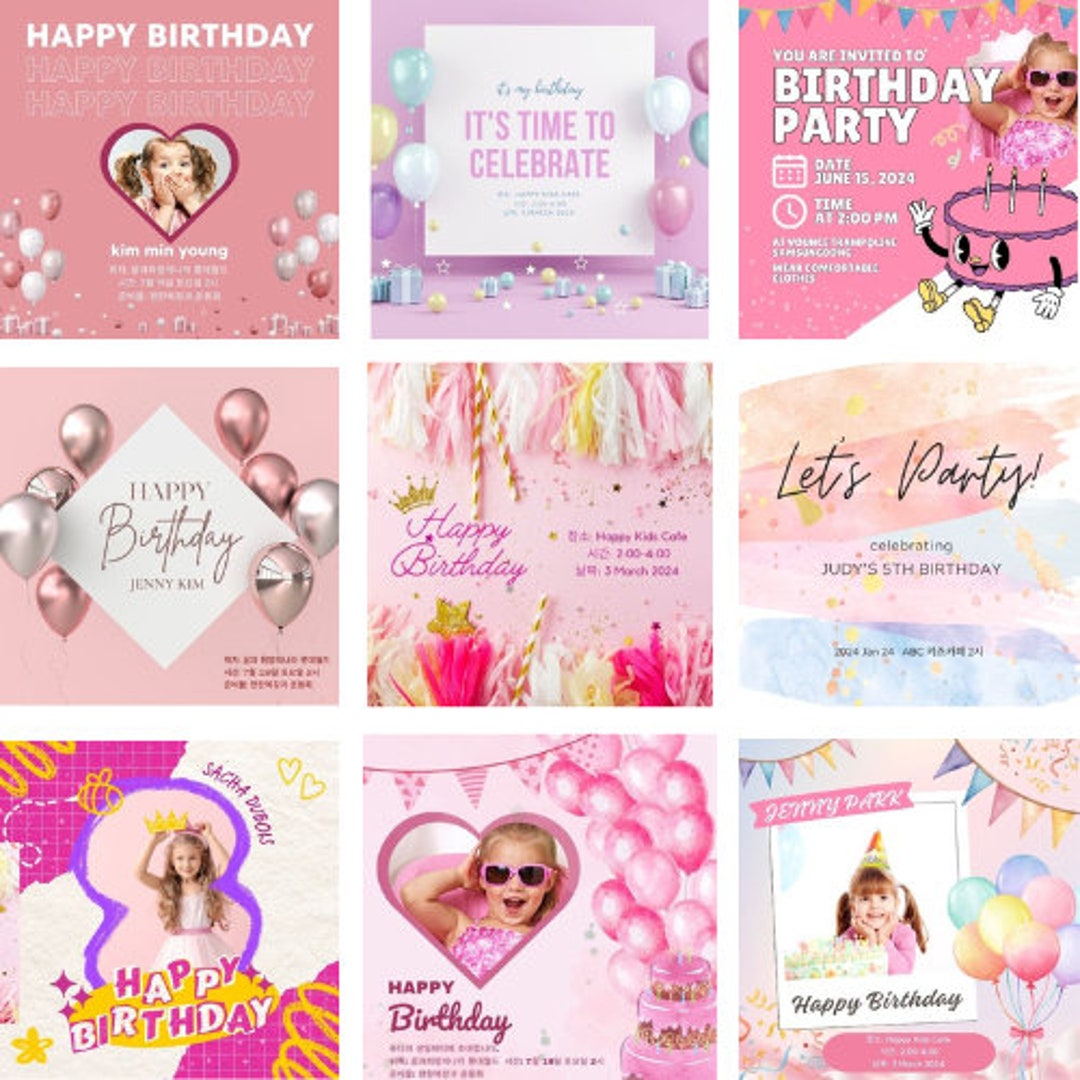 Pink _printable Invitation Card/ Digital Print Invitation Card/ Online ...