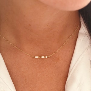 Minimalist Gold Morse Code Necklace: Custom Secret Message - Etsy