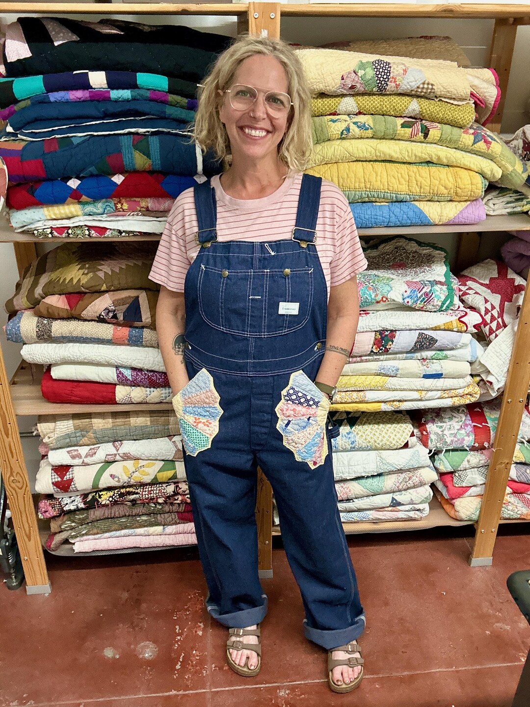 Vintage Sears Tradewear Denim Overalls Quilted Overalls Jean Overalls ...