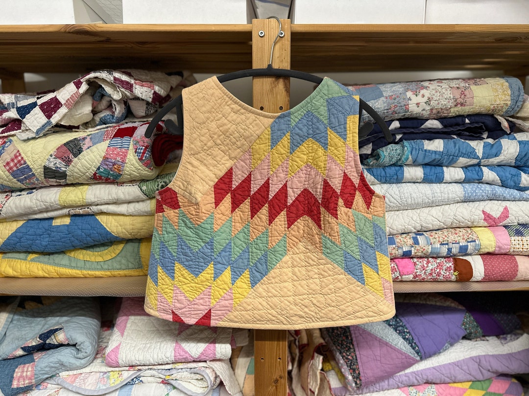 Vintage Quilt Clothes Quilt Shirt Tank Top Crossback Tank - Etsy